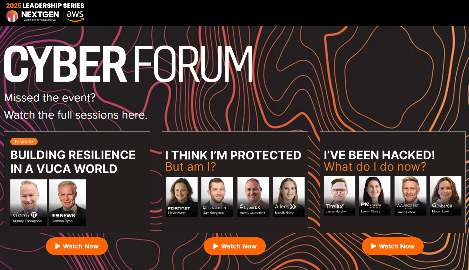 NEXTGEN Cyber Forum 2025 | On-demand
